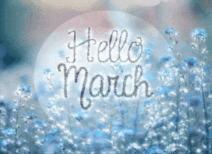 Hello March Gif - GIFcen