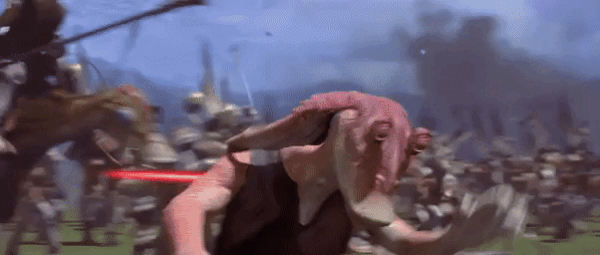 Jar Jar Binks Gif - GIFcen